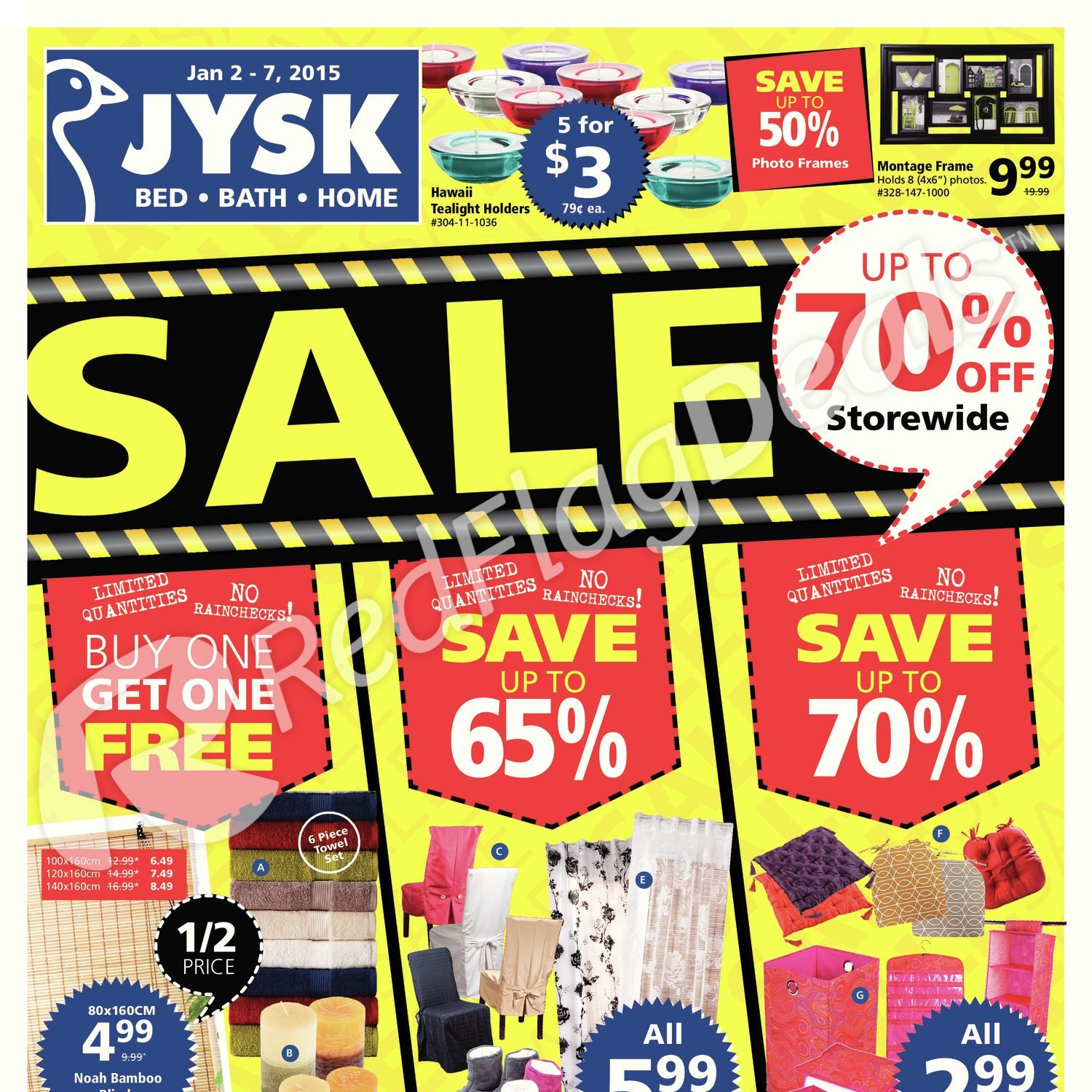 JYSK Weekly Flyer - Weekly - Jan 2 – 7 - RedFlagDeals.com