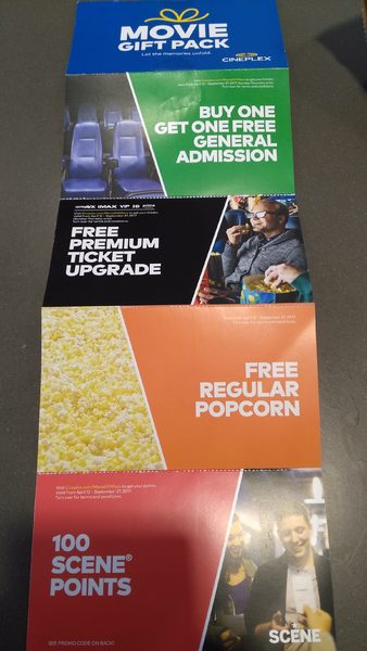 [Cineplex] Cineplex Movie Gift Pack - RedFlagDeals.com Forums