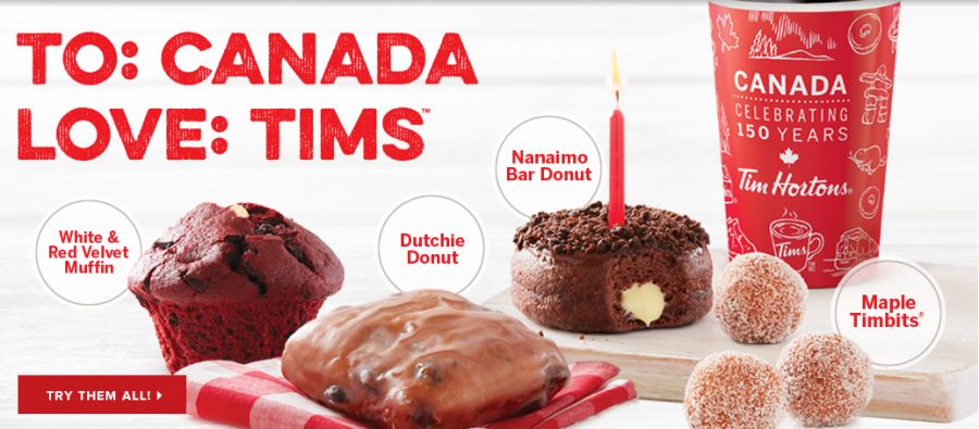 Tim Hortons launches extremely Canadian 'Canada 150' menu ...