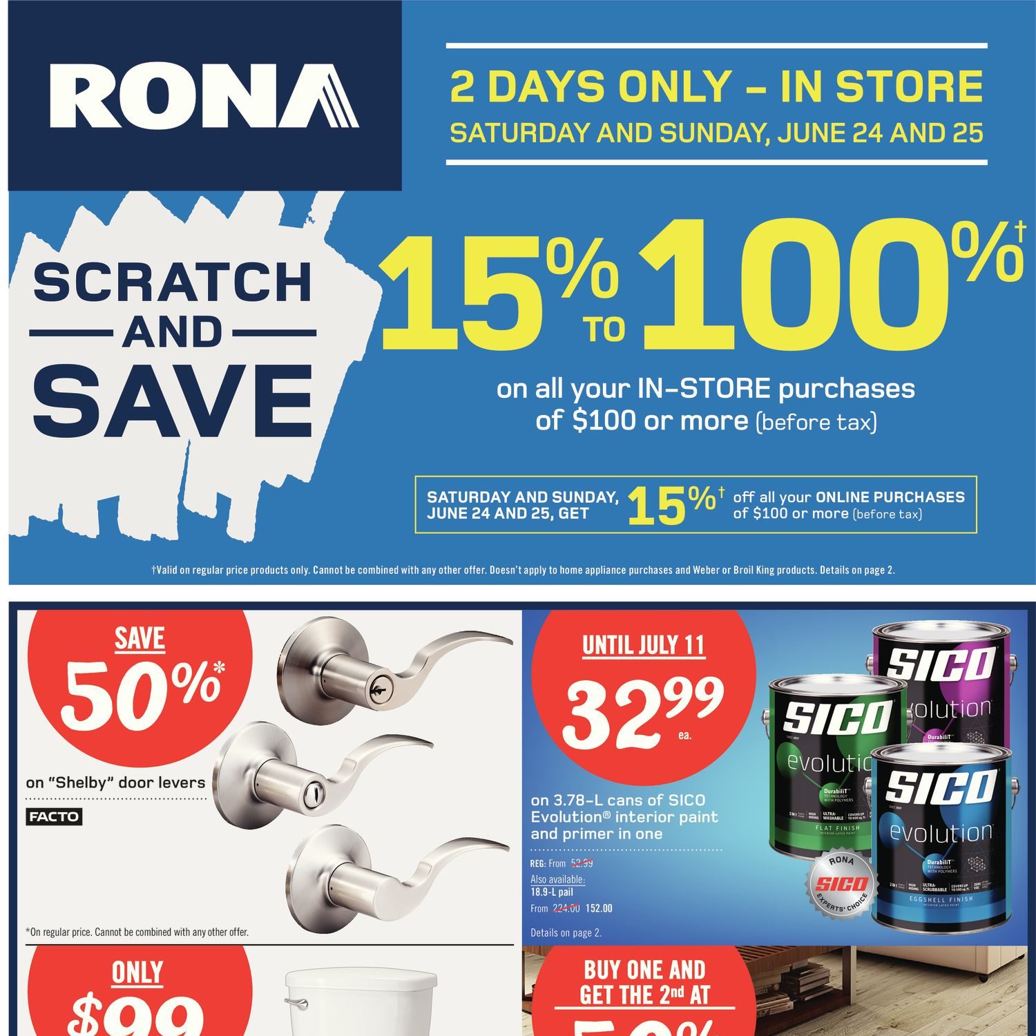 Rona Weekly Flyer - Weekly - Scratch And Save - Jun 22 – 28 ...
