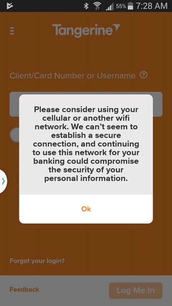 Can't access Tangerine account - RedFlagDeals.com Forums