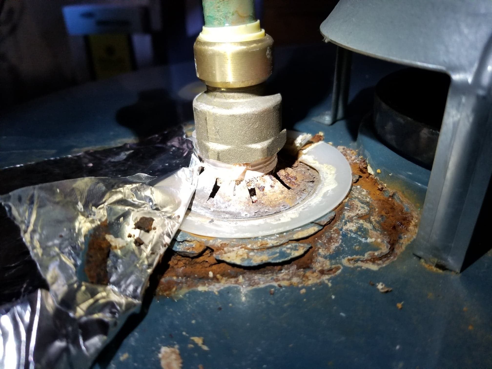 Reliance Hot Water Tank and Cold Water Intake Valve Leaking ...