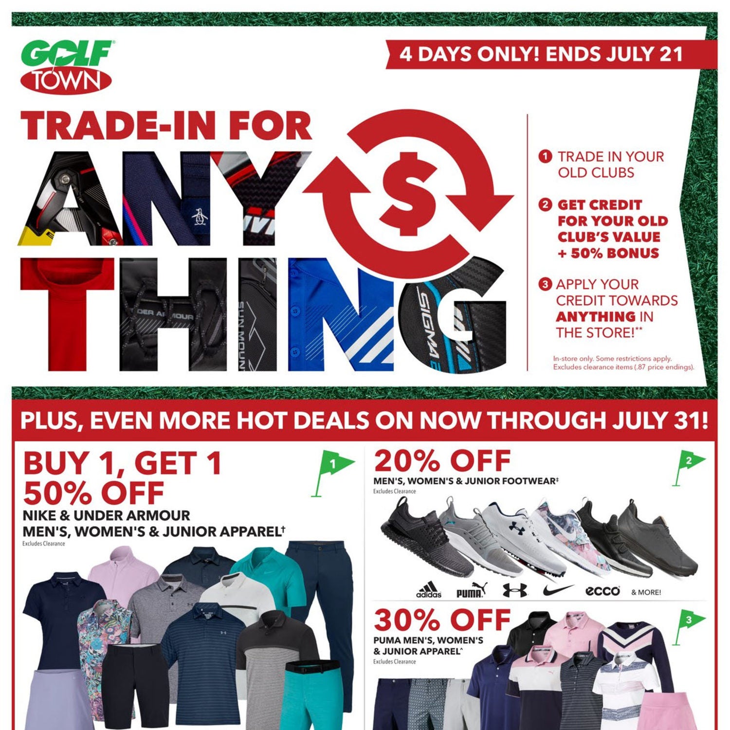 Golf Town Weekly Flyer - 2 Weeks of Hot Summer Savings! - Jul 18 – 31 ...