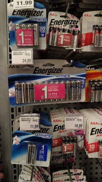 [Shoppers Drug Mart] Energizer Ultimate Lithium AA 12 pack - YMMV ...