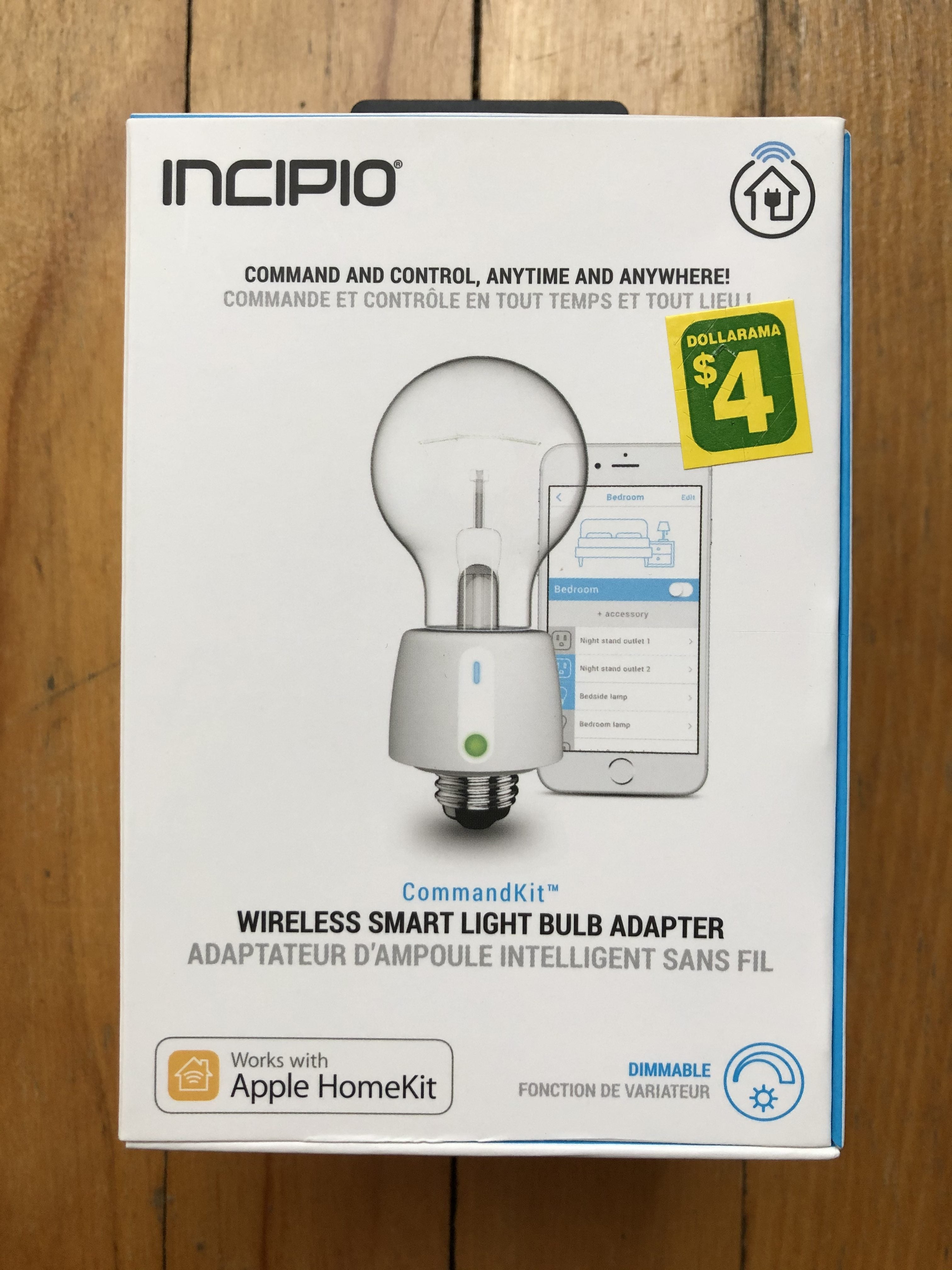 [Dollarama] Incipio CommandKit smart lightbulb adapter, 4$ - Apple ...