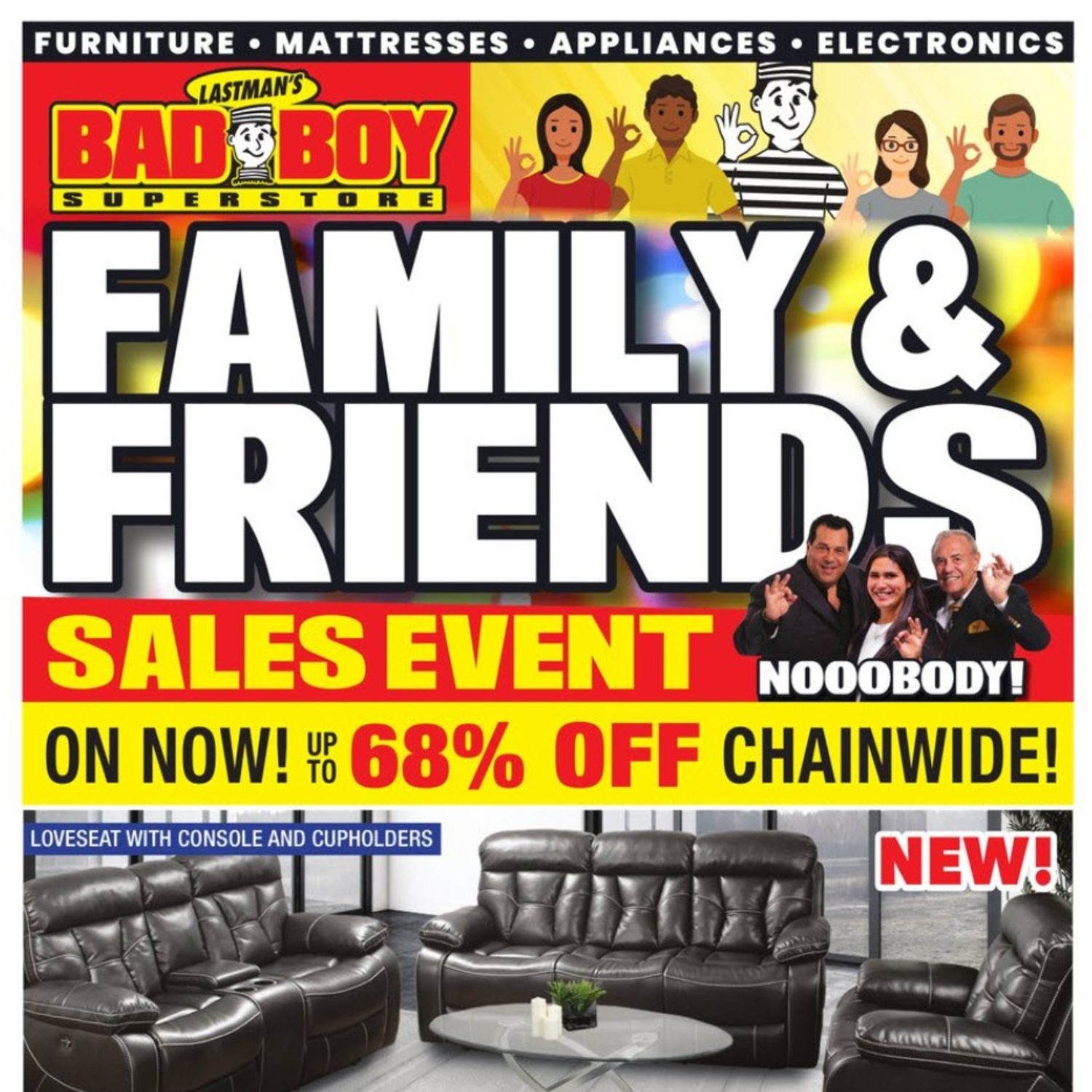 Bad Boy Furniture Weekly Flyer - Family & Friends Sales Event - Jan 30 ...