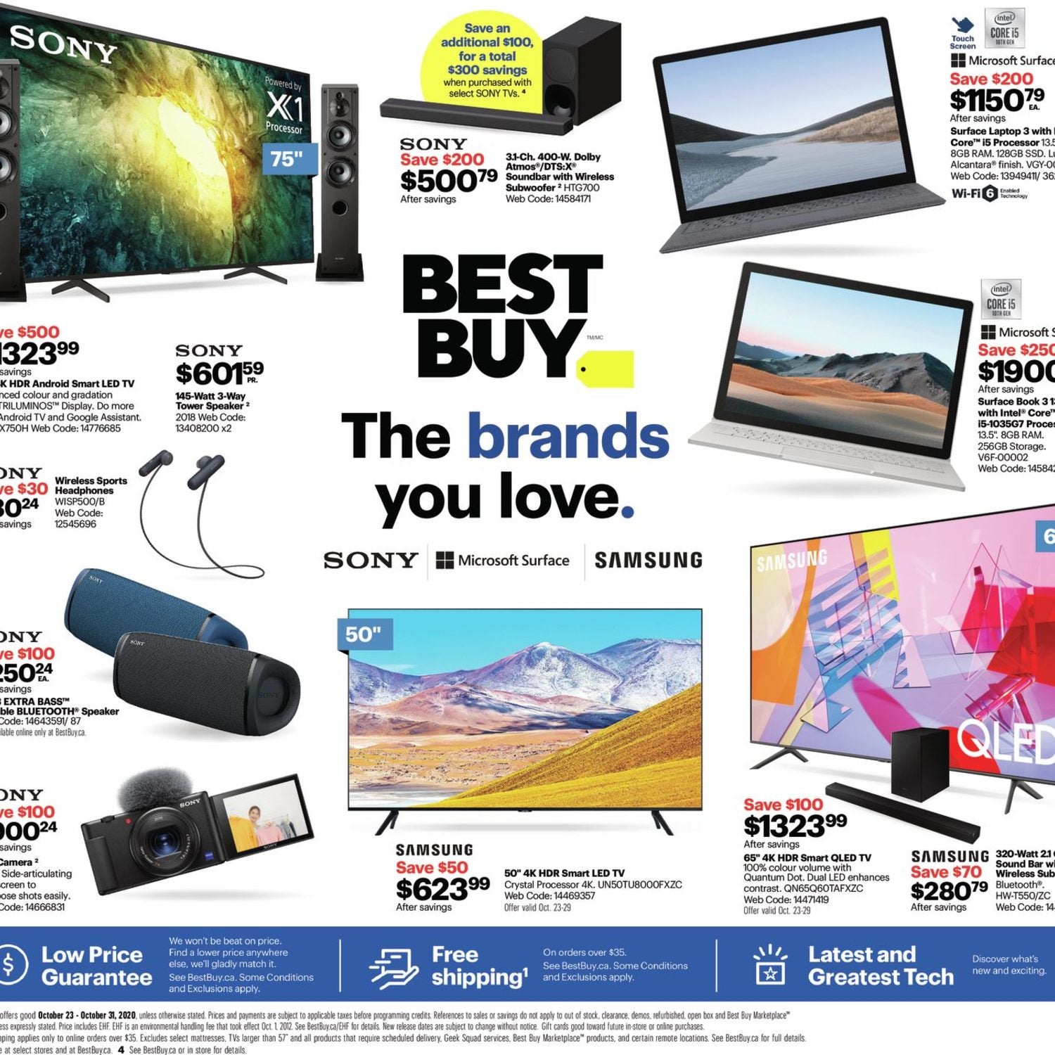 Best Buy Weekly Flyer - Weekly Deals - The Brands You Love - Oct 23 ...