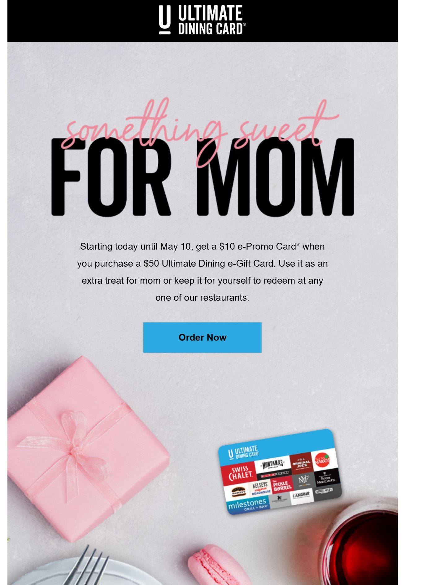 [Ultimate Dining] Ultimate Dining Card buy 50 dollars get 10 dollars ...