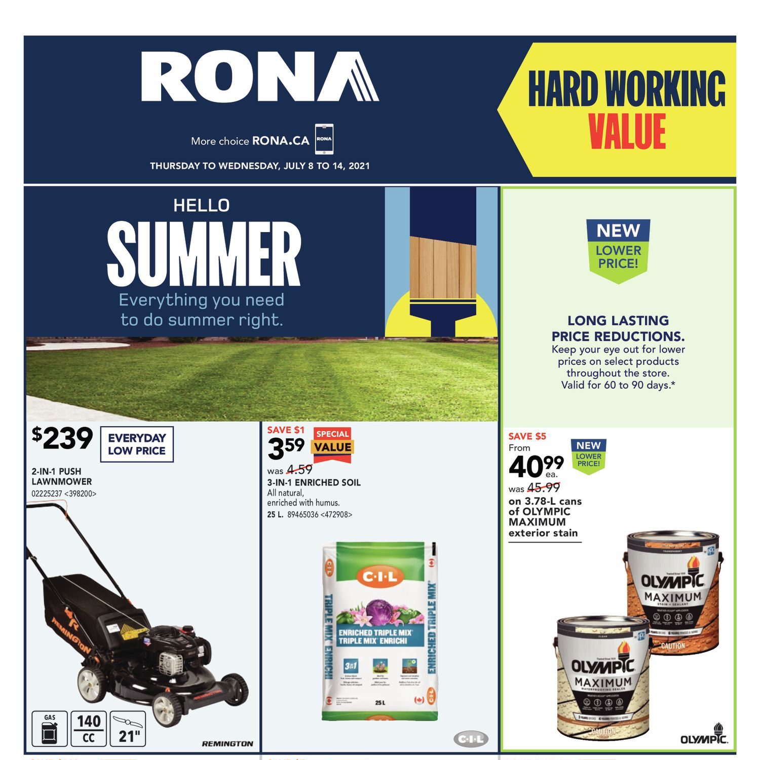 Rona Weekly Flyer - Weekly Deals - Hello Summer - Jul 8 – 14 ...
