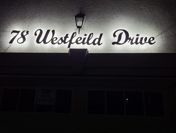 Occupied Sign With Light