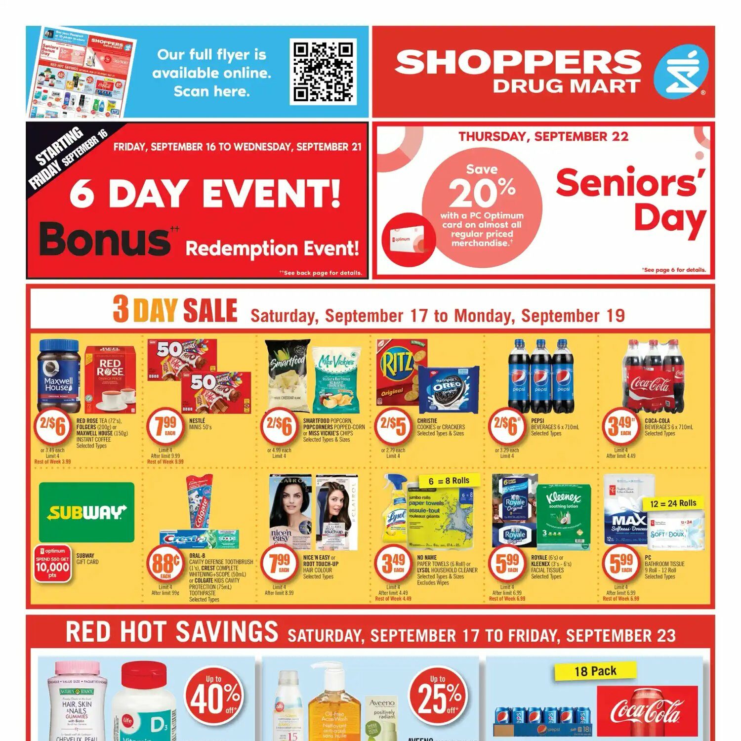 Shoppers Drug Mart Weekly Flyer - Weekly Savings (ON) - Sep 17 – 23 ...