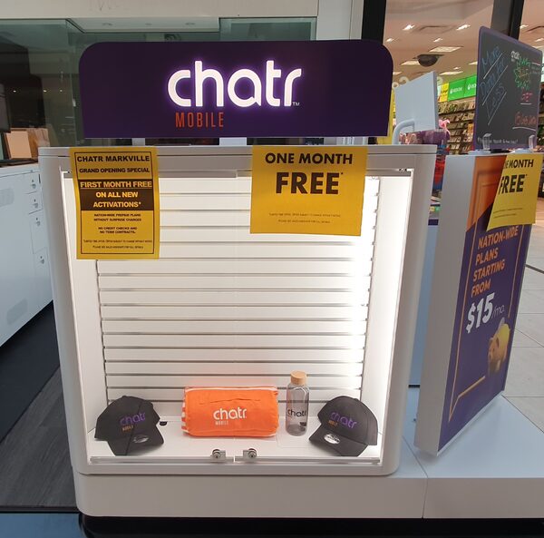 [Chatr] First Month Free for New Activations (Markville Mall ...