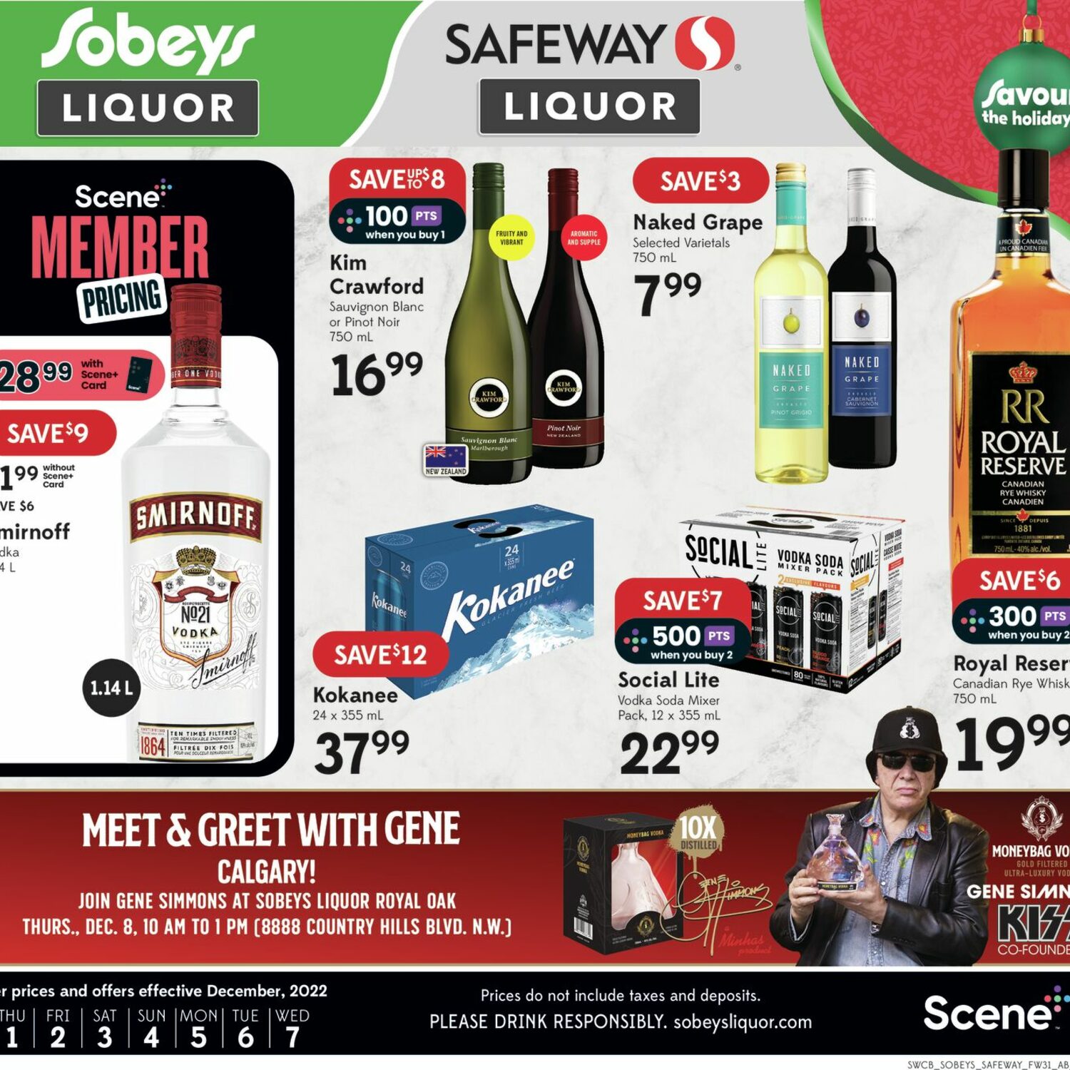 Safeway Weekly Flyer - Liquor Specials (Calgary Area/AB) - Dec 1 – 7 ...