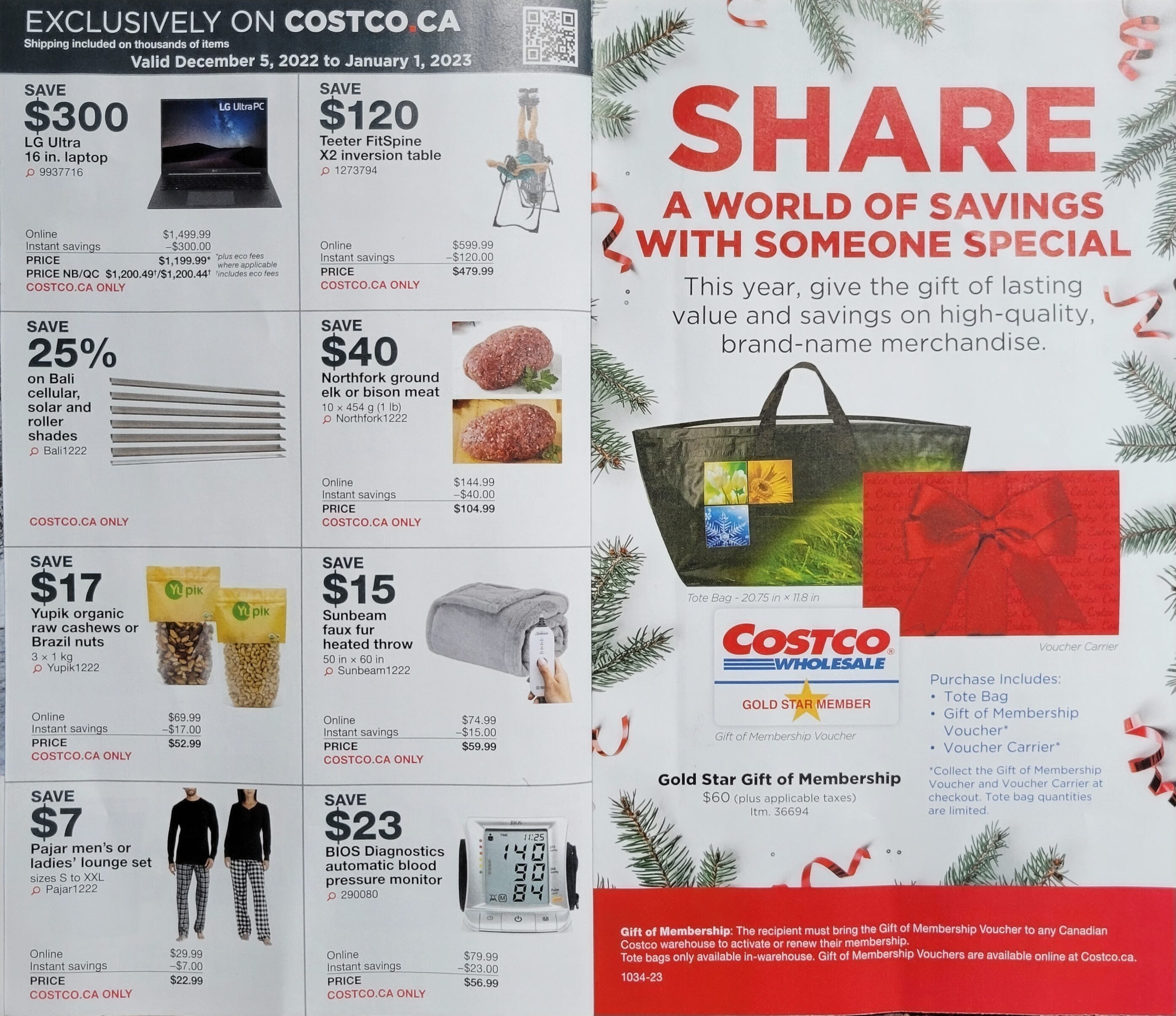 [Costco] Costco Monthly booklet coupons Dec 5th 2022 to Jan 1st 2023 ...