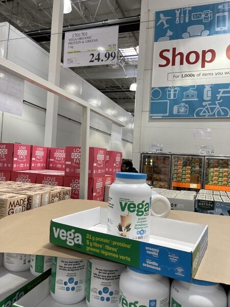 [Costco] Vega Organic Protein & Greens Powder, 1 kg - $24.99 ($10 off ...