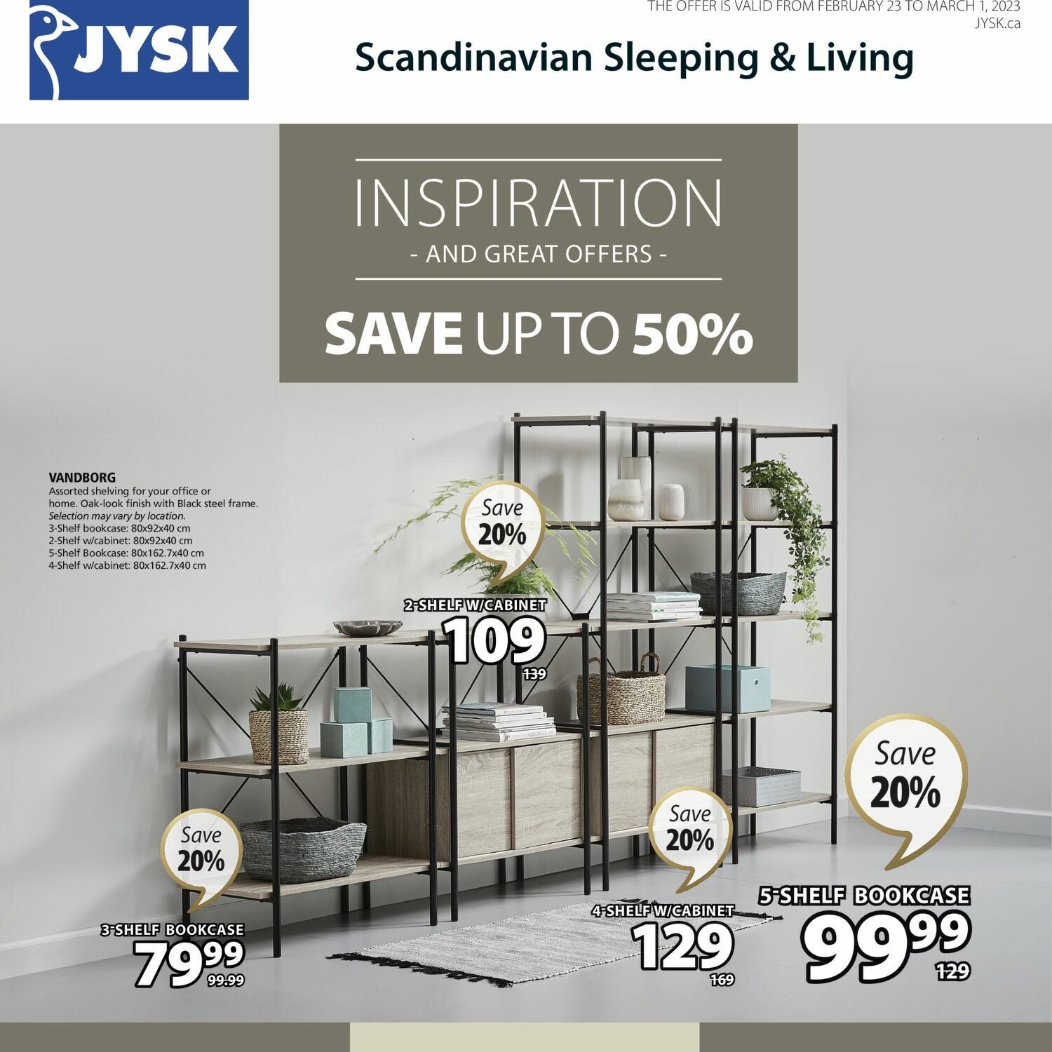 JYSK Weekly Flyer - Weekly Deals - Feb 23 – Mar 1 - RedFlagDeals.com