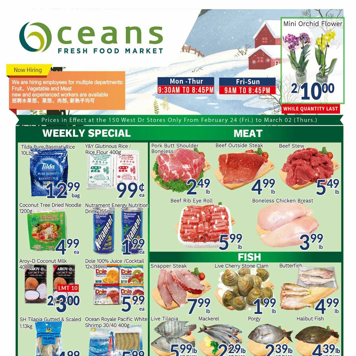 Oceans Fresh Food Market Weekly Flyer - West Drive Store Only - Weekly ...