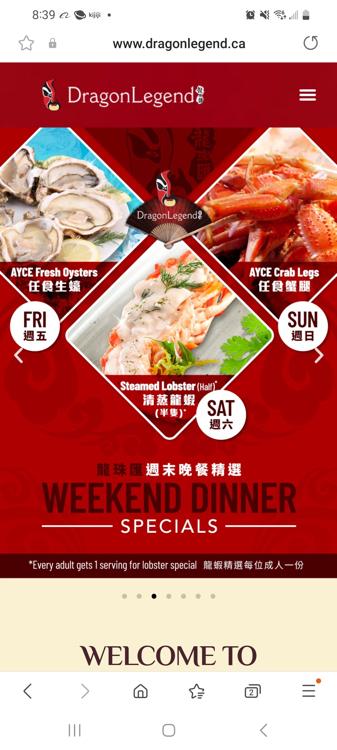 [Dragon Legend] Semi-hot $20.99 Dragon Legend Buffet is bringing back ...