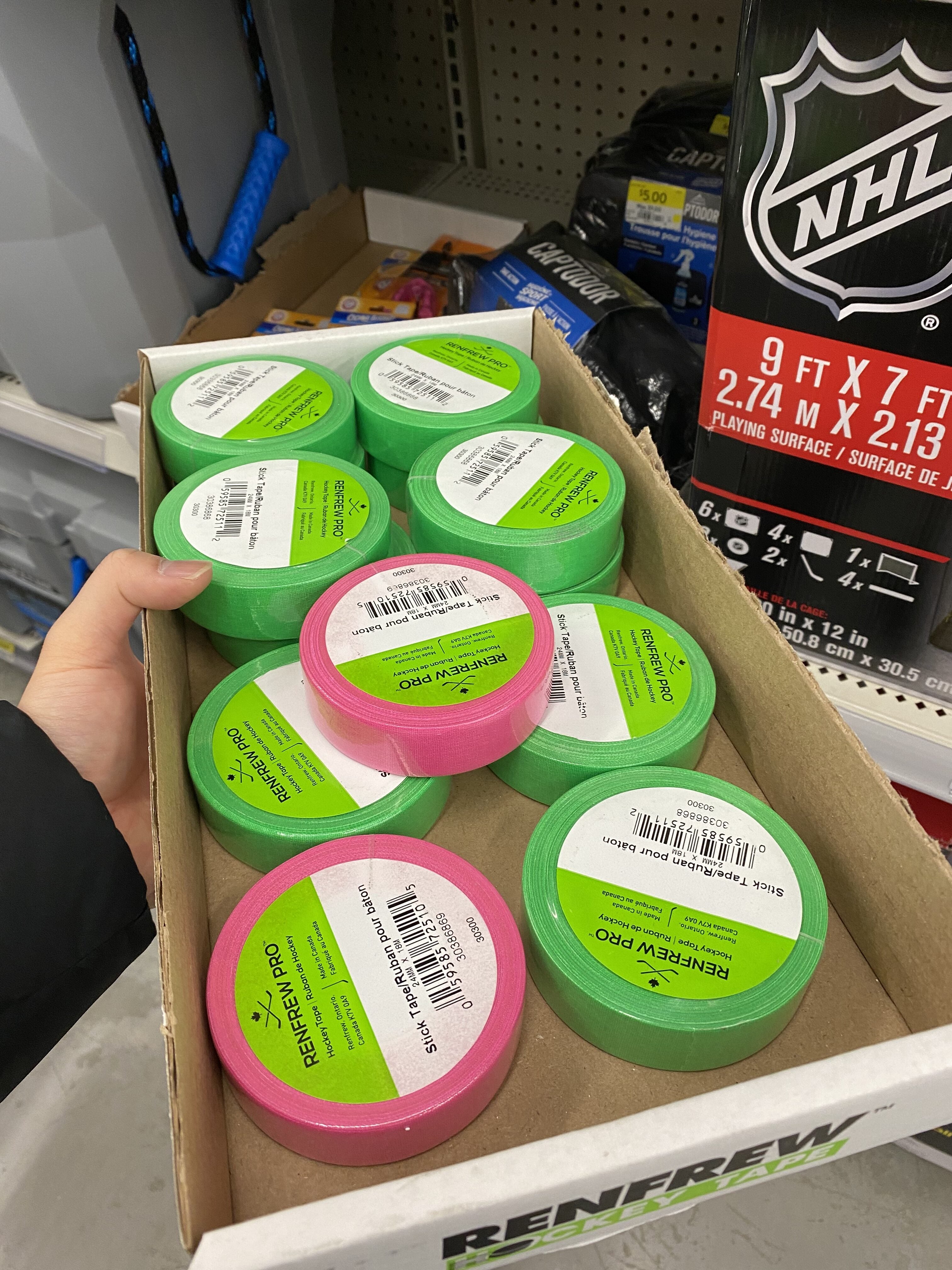 [Walmart] Renfrew White Hockey Tape 24mm X 14m| Now $1 (Reg $3) minimum ...