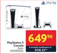 [Walmart] PS5 Disc Console 649.96 (no bundle) - RedFlagDeals.com Forums