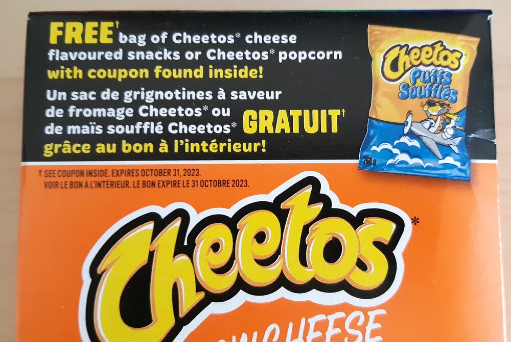 [Walmart] Cheetos Mac and Cheese 5 for $6 + free Cheetos bag coupon on ...