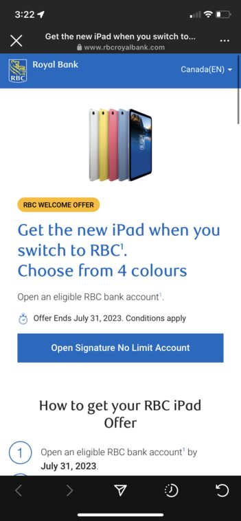 [Royal Bank] Get the new iPad when you switch to RBC - RedFlagDeals.com ...