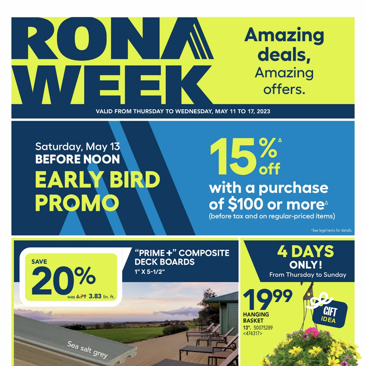 Rona Weekly Flyer - Weekly Deals - Rona Week (ON) - May 11 – 17 ...