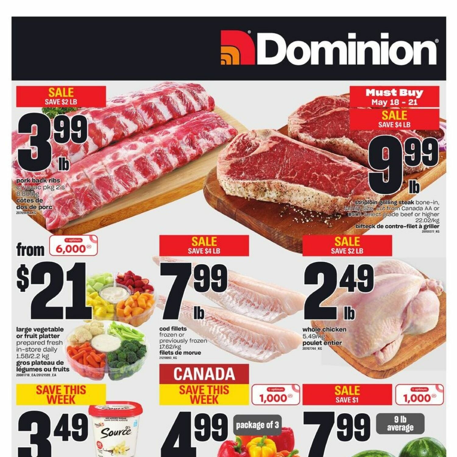 Dominion Weekly Flyer - Weekly Savings - May 18 – 24 - RedFlagDeals.com