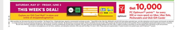[Shoppers Drug Mart] Get 7500 PCO points for every $50 spent on Kobo, H ...