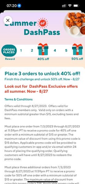 [DoorDash] Summer of DashPass 30% + 50% off - Page 2 - RedFlagDeals.com ...