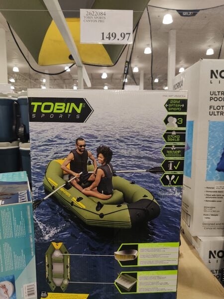 [Costco] Tobin Sports Canyon Pro 3-person Inflatable Raft Set - $149,97 ...