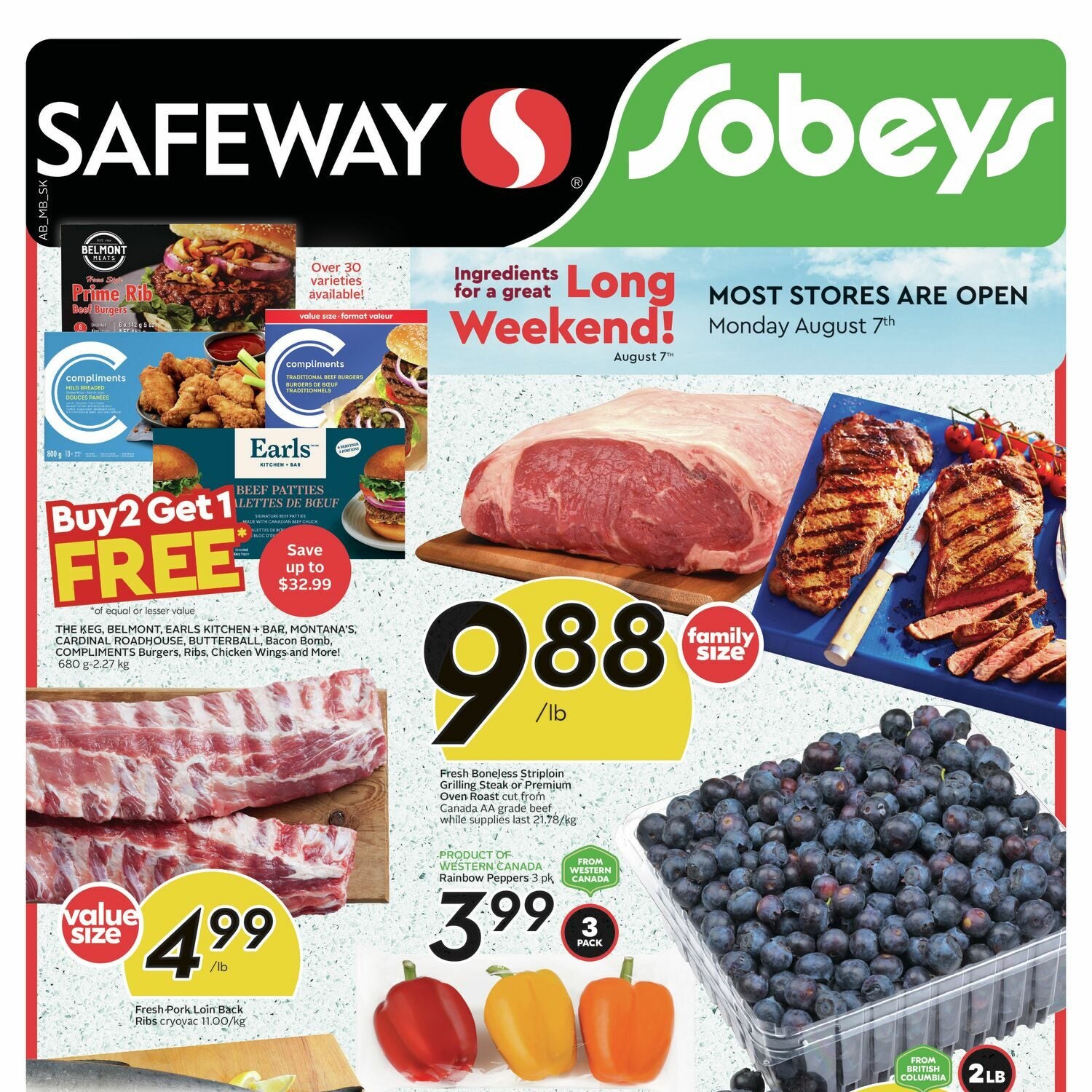 Safeway Weekly Flyer - Weekly Savings (AB/SK/MB) - Aug 3 – 9 ...
