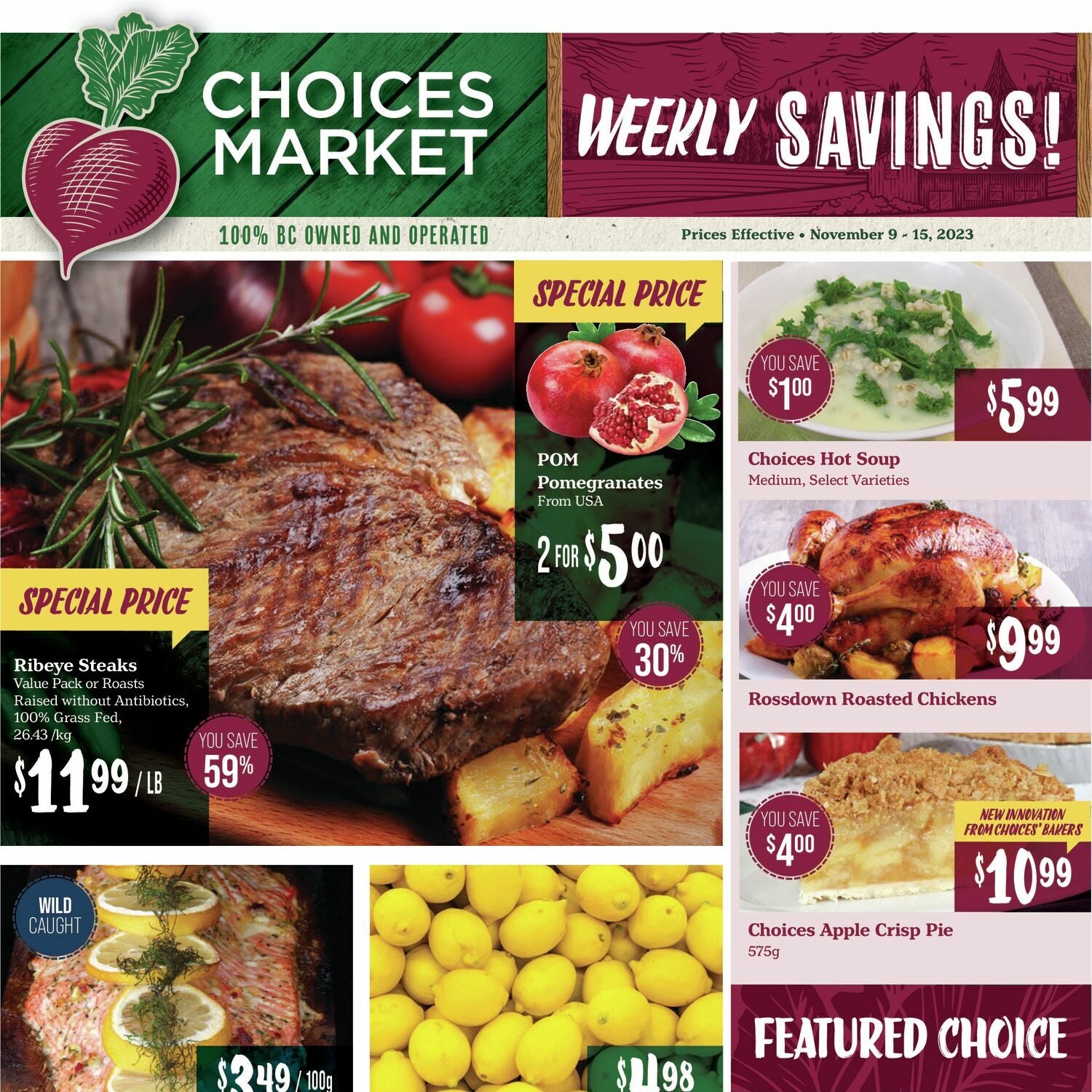 Choices Markets Weekly Flyer - Weekly Specials - Nov 9 – 15 ...