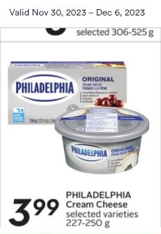 [Sobeys] [Safeway] Kraft Peanut Butter 750g-1kg $3.77 or Philadelphia ...