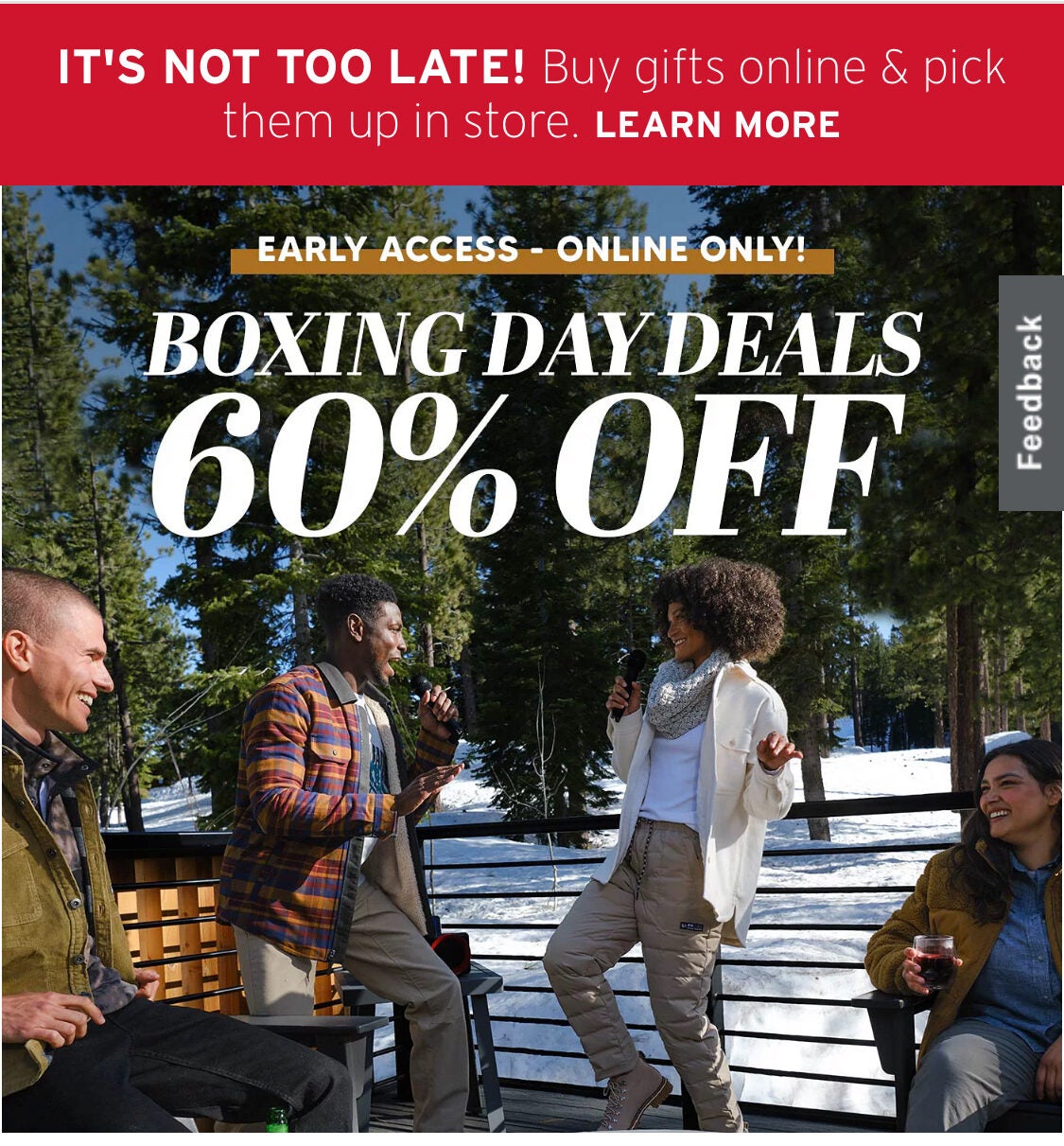 [Eddie Bauer] [Boxing Day] Live Now! 60% Off Wide Selection Of 145 ...