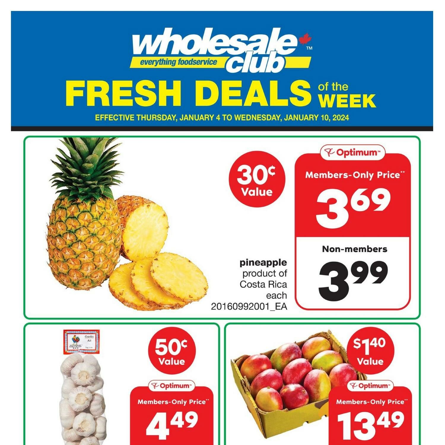 Wholesale Club Weekly Flyer - Fresh Deals of The Week (West) - Jan 4 ...