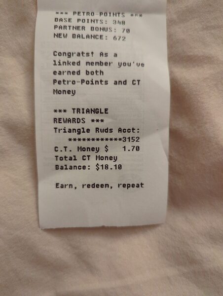 [Canadian Tire] Link your Triangle and Petro-Points Accounts to earn ...