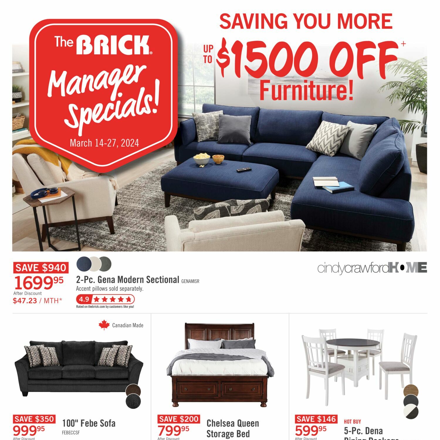 The Brick Weekly Flyer - Saving You More - Manager's Specials (West ...