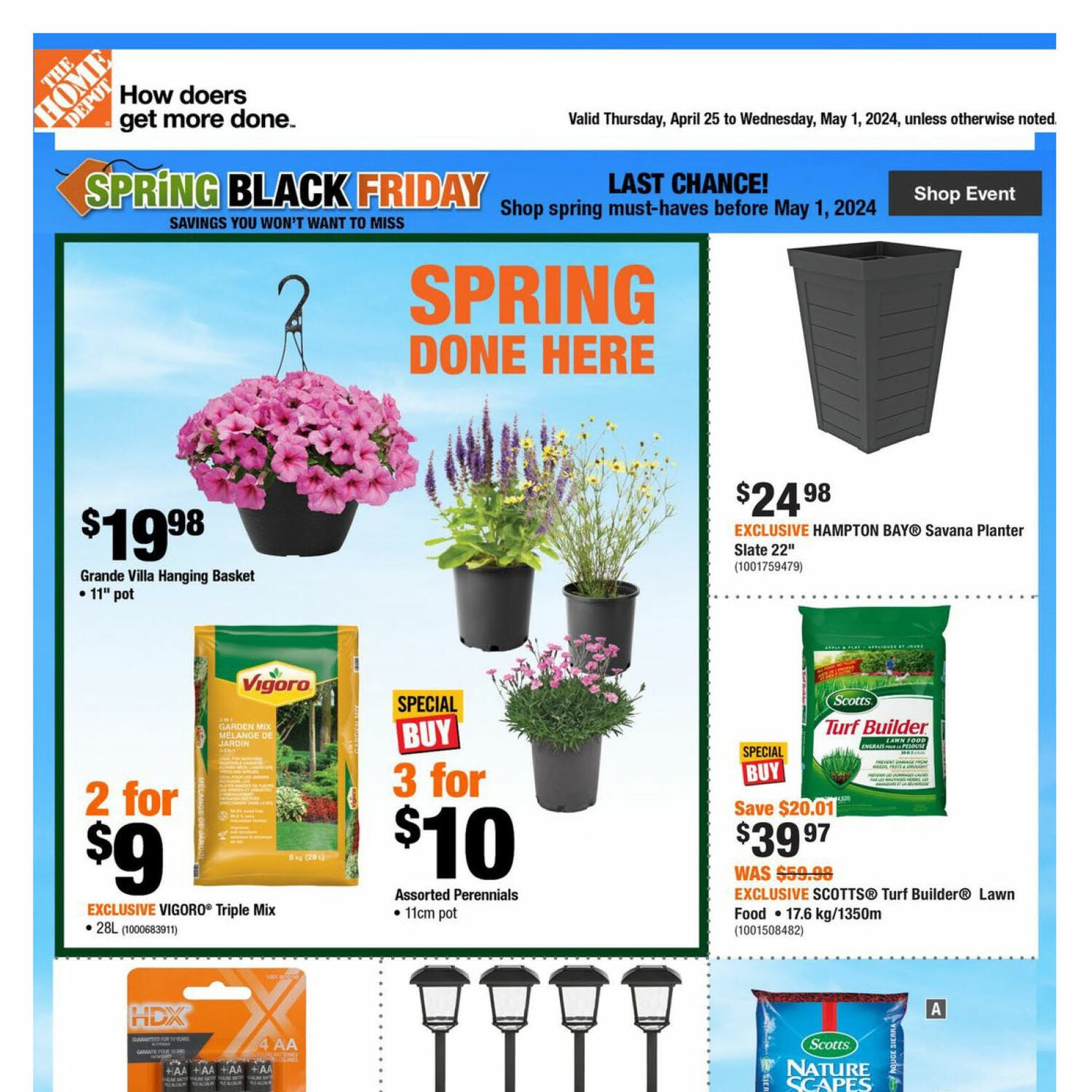 Home Depot Weekly Flyer - Weekly Deals - Spring Black Friday Event (ON ...