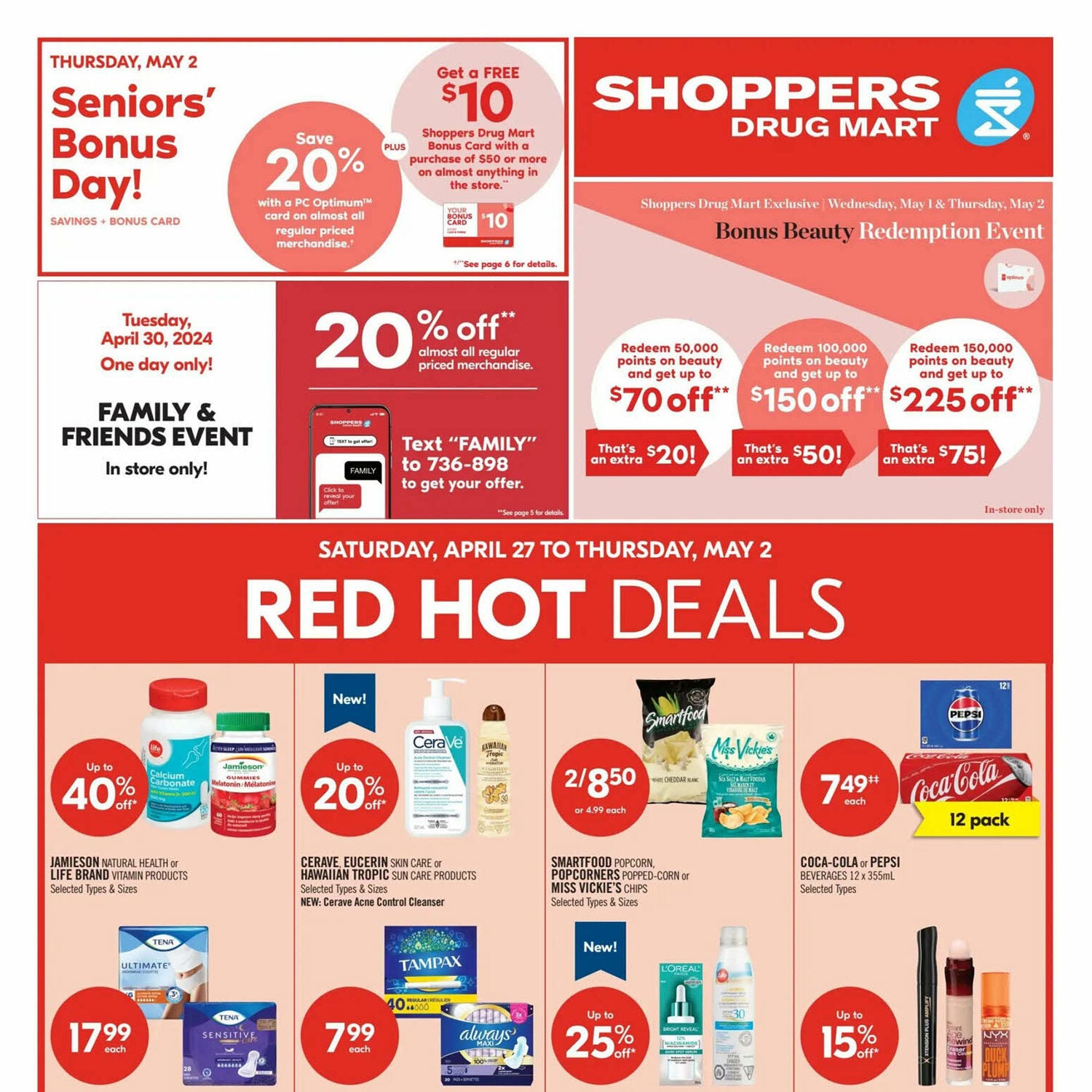Shoppers Drug Mart Weekly Flyer - Weekly Savings (SK) - Apr 27 – May 2 ...