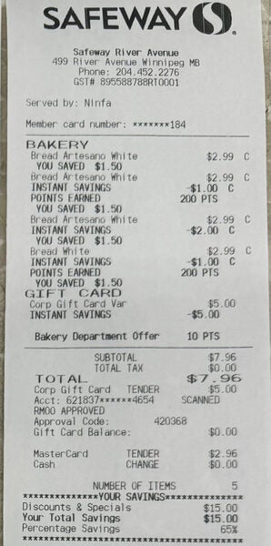 [Sobeys] Buy 4 Villaggio Breads for $9.96 + earn 400 Scene+ points ...