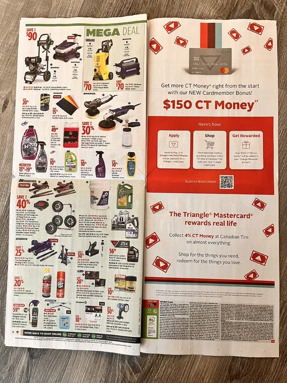 Canadian Tire 150 Canadian Tire Money Sign Up Bonus For Triangle