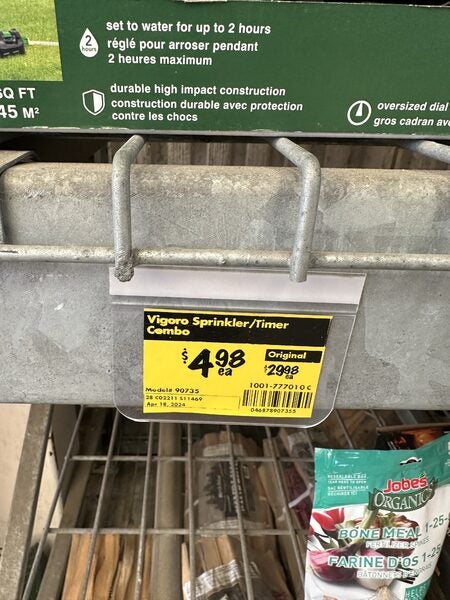 [Home Depot] YMMV Home Depot Vigoro Sprinkler Timer Combo $4.98 ...