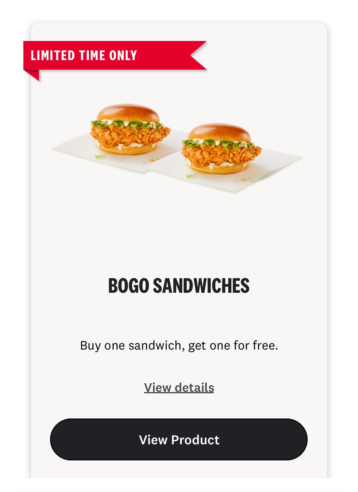 [KFC] BOGO SANDWICH on the KFC App - July 2-7(work for pickups ...