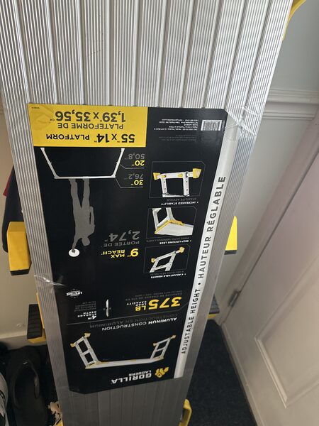 [Home Depot] Gorilla Ladders PRO Slim-Fold 55-inch x 14-inch Adjustable ...