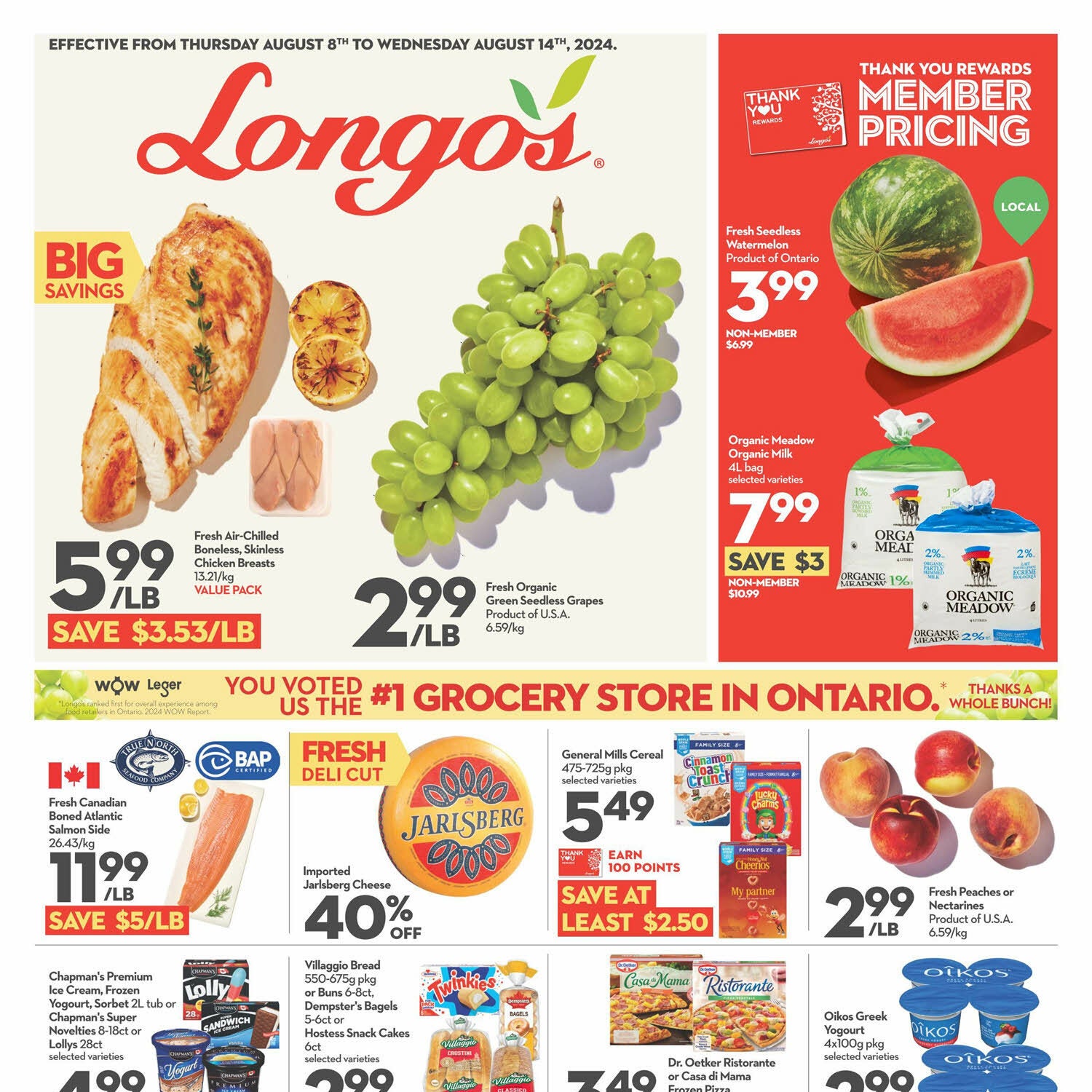 Longos Weekly Flyer - Weekly Savings - Aug 8 – 14 - RedFlagDeals.com