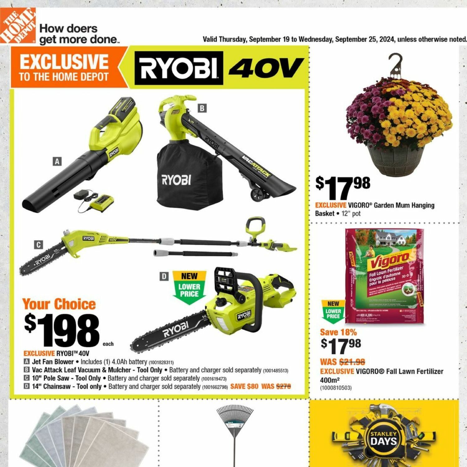 Home Depot Weekly Flyer - Weekly Deals (SK) - Sep 19 – 25 ...