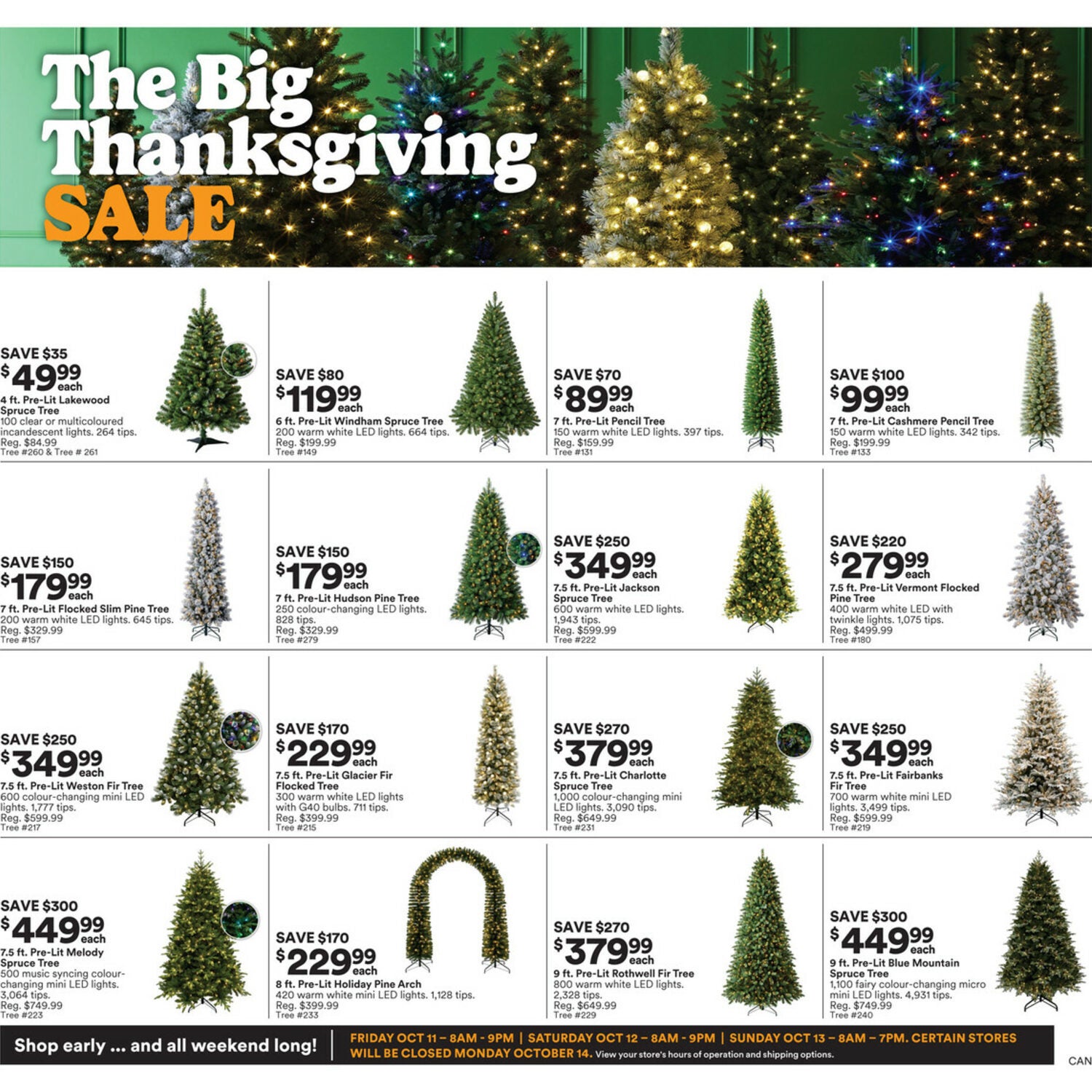 Michaels Weekly Flyer - Weekly Deals - The Big Thanksgiving Sale - Oct ...