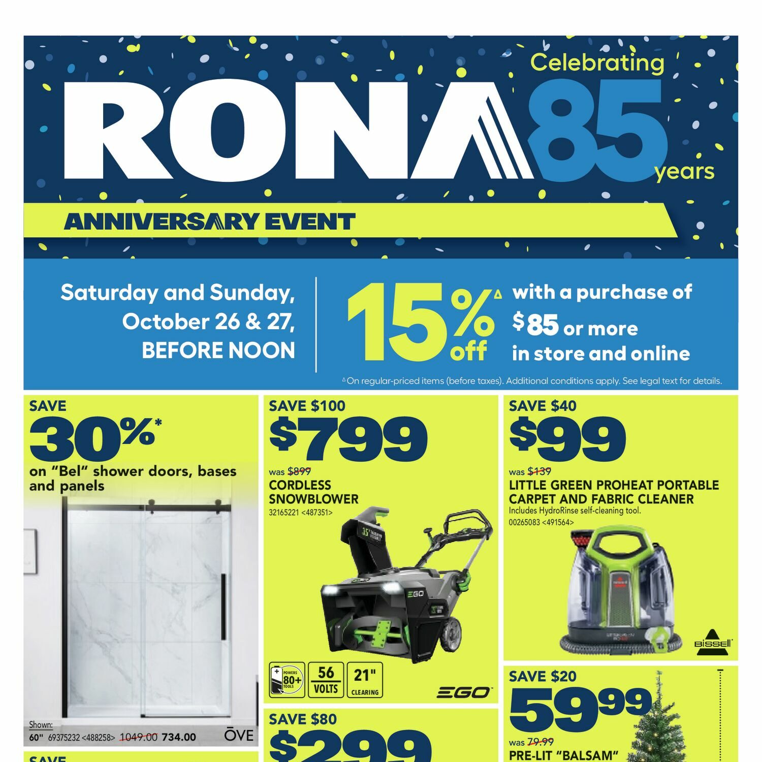 Rona Weekly Flyer - Weekly Deals - Anniversary Event (ON) - Oct 24 – 30 ...