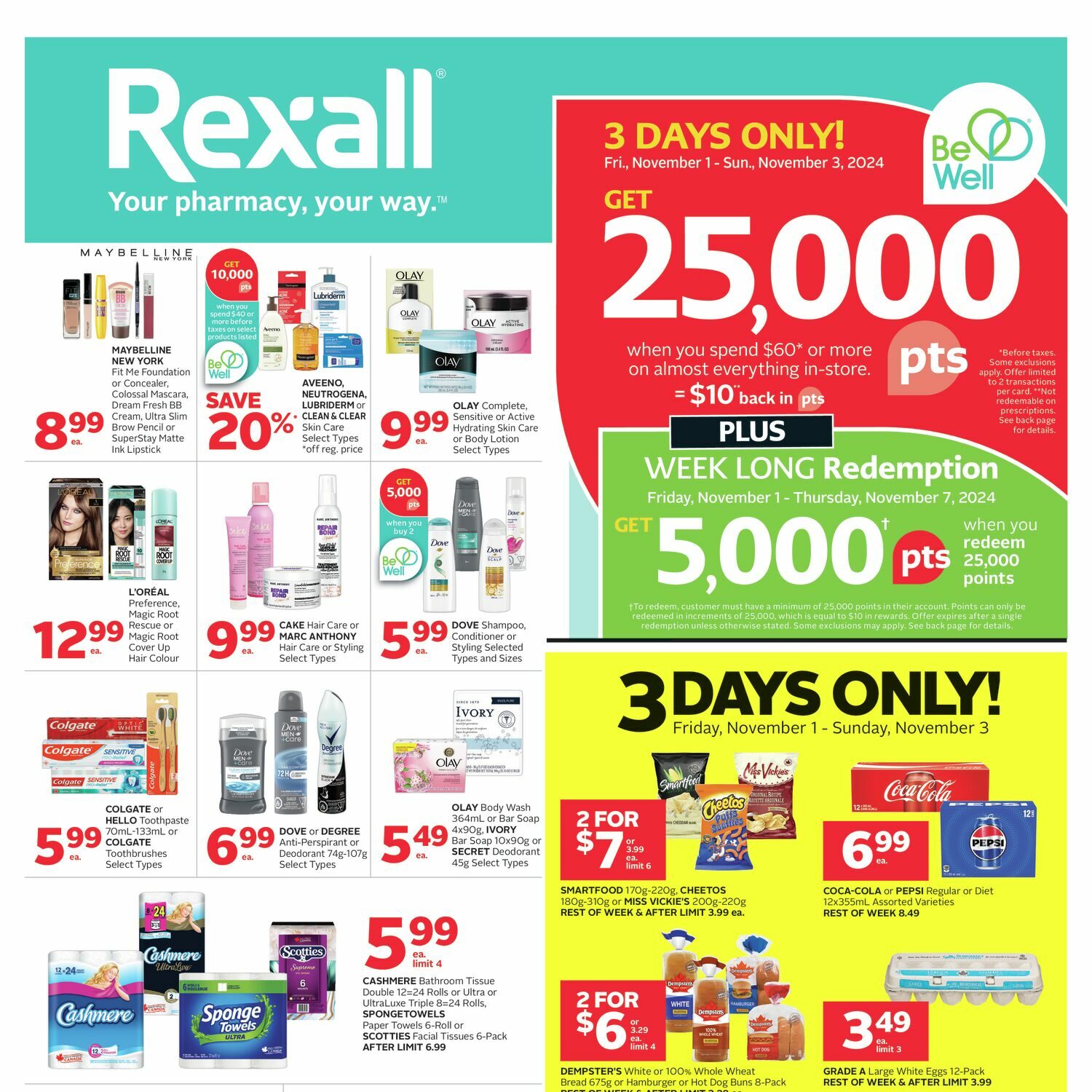 Rexall Weekly Flyer - Weekly Savings (ON) - Nov 1 – 7 - RedFlagDeals.com